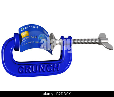 Credit card interest rate. Isolated on white Stock Photo - Alamy