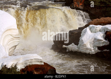 Pisew Falls in Northern Manitoba Stock Photo - Alamy