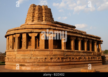 Aihole - Karnataka, Durga temple, (apsidal on plan) General - View from ...