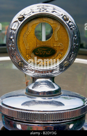 Radiator cap of a vintage Ford Model A automobile from 1930s Stock ...