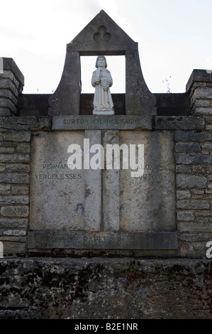 corton charlemagne domaine rapet stone vineyard sign pernand ...