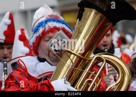 Scenes from carnival parade in Germany Stock Photo - Alamy