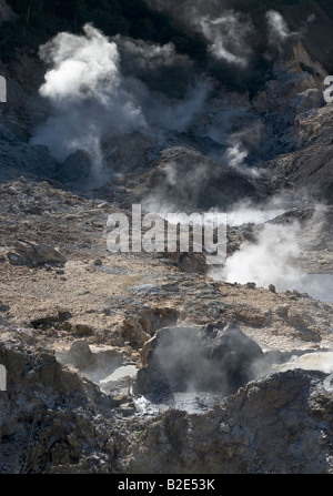 The so called Walk In Volcano on the Caribbean island of St Lucia Stock ...
