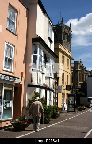 The Village Square Axbridge Somerset England Stock Photo - Alamy