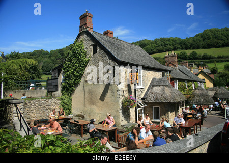 The Mason Arms Branscombe Devon England Stock Photo - Alamy