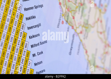 new zealand road map Stock Vector Art & Illustration, Vector Image ...