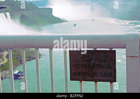 American Falls, Bridge, Canada, International border, New York State ...