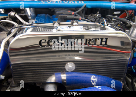 Customised Ford Sierra Cosworth Engine Stock Photo - Alamy