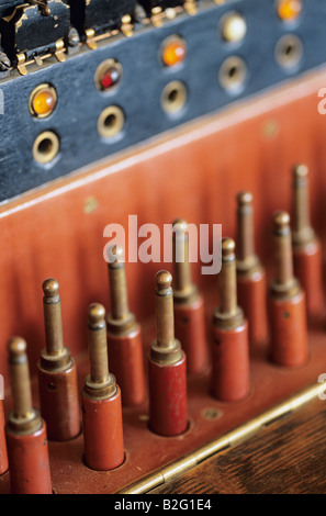 Vintage Telephone Switchboard Stock Photo - Alamy