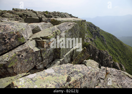 The summit of Bondcliff in the Pemigewasset Wilderness during the ...