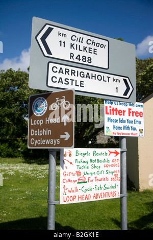 Kerry Way Signpost, County Kerry; Ireland Stock Photo - Alamy