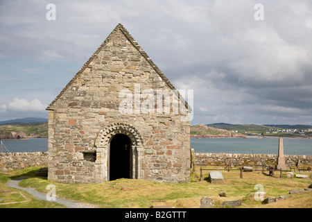 St Oran s Chapel at St Oran s abbey Isle of Iona Stock Photo: 11437410 ...