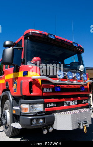 scania, swedish, fire, engine, truck, wagon, rescue, emergancy ...