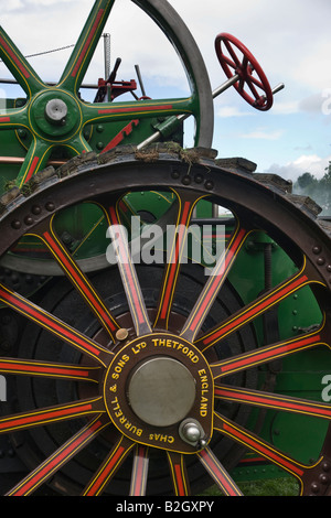 Traction Engine Wheels Stock Photo - Alamy