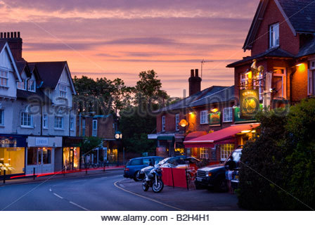 High Street, Oxshott, Surrey, England, United Kingdom Stock Photo - Alamy