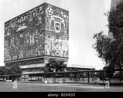 The Central Library at the National Autonomous University of Mexico ...
