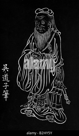 Confucius (Kon fuzi), 551 - 478 BC, Chinese philosopher, with 72 of his ...