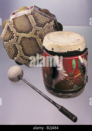 music, instruments, tambourine, percussion instrument, timbrel Stock ...