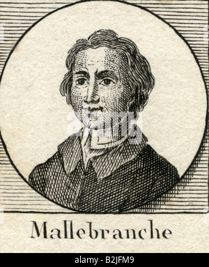 Portrait de Nicolas Malebranche ( 1638 - 1715 ) philosophe et ...