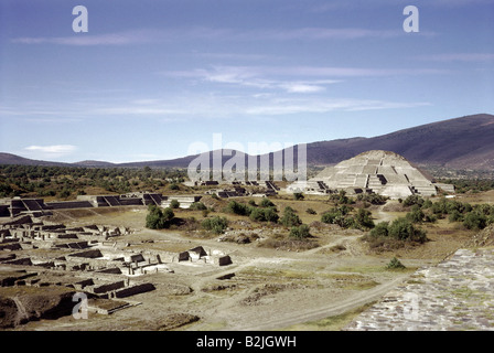 geography / travel, Mexico, Teotihuacan, Aztecs town, citadel, exterior ...