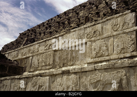 geography / travel, Mexico, Tlalnepantla, temple, pyramid of Tenayuca ...