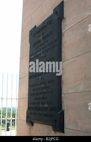 Sergeant Floyd plaque Sergeant Floyd Monument Sioux City Iowa Stock ...