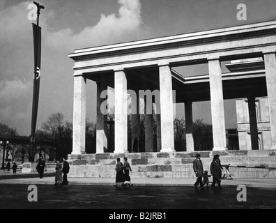 National Socialism, architecture, Honour Temples of NSDAP on ...