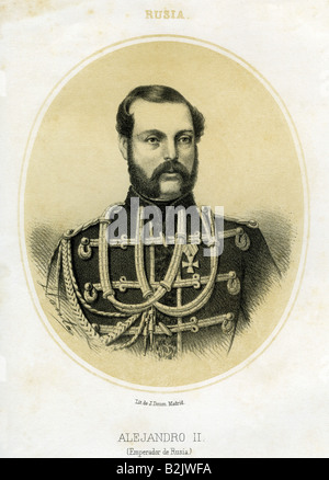 Tsar Alexander II (Aleksandr II Nikolaevich) of Russia (1818-1881 ...