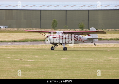 Auster J5G Cirrus Autocar G-ARKG parked at Wickenby Airfield Stock ...