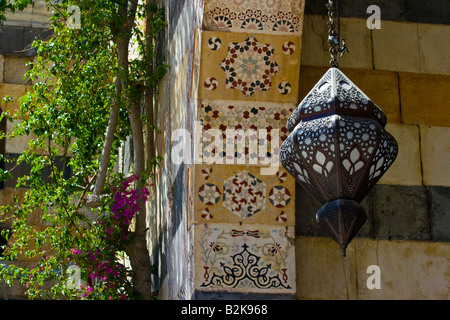 Lantern at Azem Palace in the Old City in Damascus Syria Stock Photo ...
