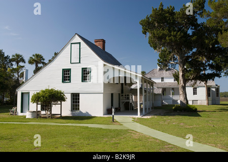 Kingsley Plantation at Fort George Island near Jacksonville Florida USA Stock Photo - Alamy