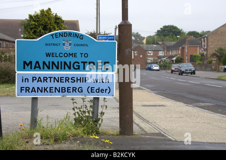 Manningtree the smallest market town in England Stock Photo - Alamy
