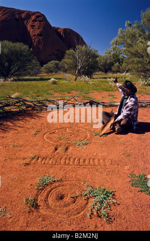 Aboriginal story telling, outback Australia Stock Photo - Alamy
