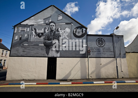 Unionist mural of the Apprentice Boys of Derry, Emerson Street, off ...