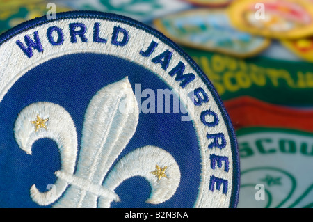 jamboree badge scout, Italy Stock Photo - Alamy