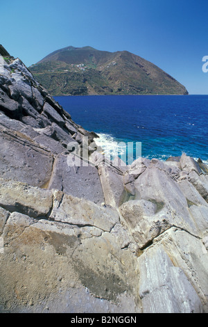near capo graziano, aeolian filicudi, Italy Stock Photo - Alamy