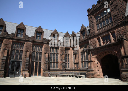 Central courtyard at East Pyne Hall, Princeton University. w Stock ...