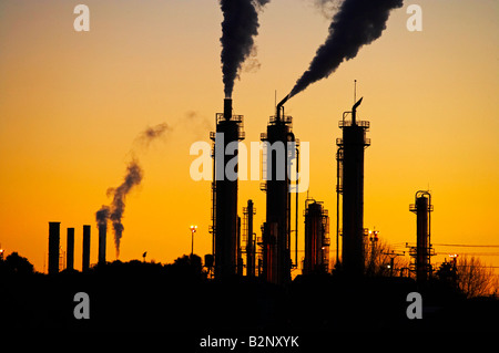 Kapuni Gas Production Station at Dawn South Taranaki North Island New ...