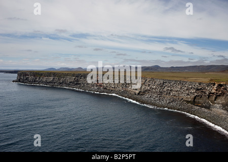The cliffs in Krysuvik Iceland Stock Photo - Alamy