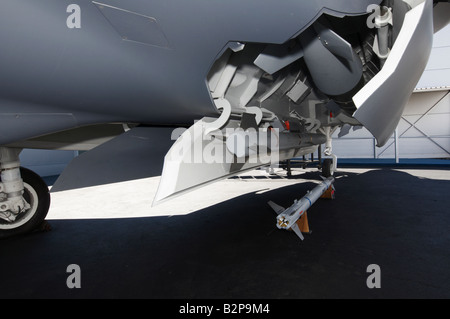 The open bomb bay of a U.S. Air Force B-52 Stratofortress Bomber on the ...
