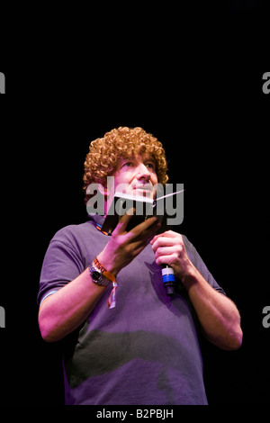 Simon Day as "Billy Bleach" performing live at The Big Chill Festival ...