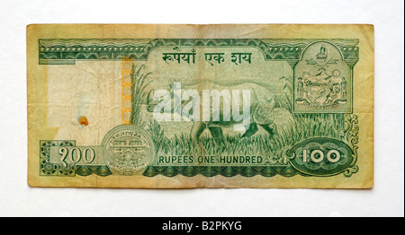 Nepal 100 Rupee Bank Note Stock Photo - Alamy