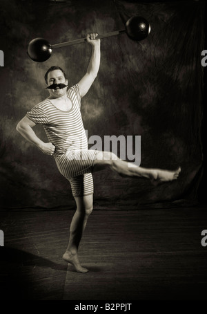 A strongman, 1930s Stock Photo - Alamy