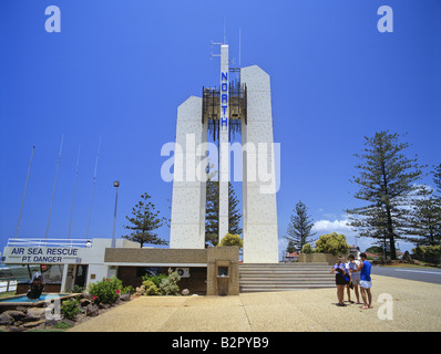 Captain Cook Memorial Lighthouse Point Danger Coolangatta Gold Coast ...
