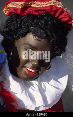Sinterklaas and Zwarte Piet, Dutch Father Christmas, walks in parade in ...