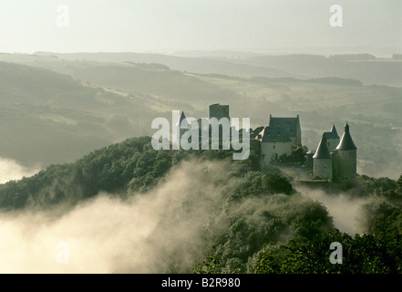 Castle of Bourscheid in Luxembourg Stock Photo - Alamy