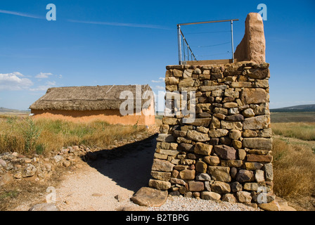 Reconstruction of walls in Ruins of NUMANTIA near Garray SORIA PROVINCE ...