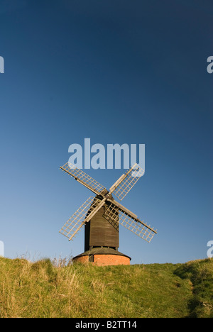 Brill windmill: Traditional wood and brick windmill in the ...