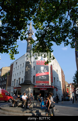 Seven Dials Monument in London, the Capital City of England Stock Photo ...