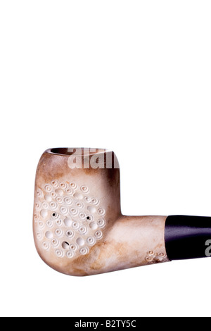 handmade turkish pipe isolated on white background Stock Photo - Alamy